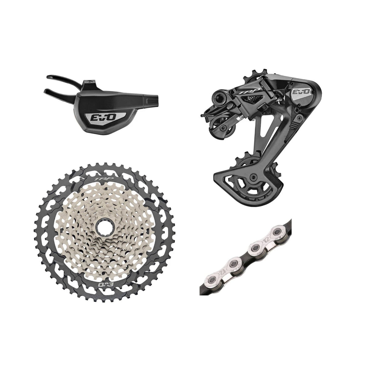 TRP EVO 12 Groupset, 1x12, w/o crankset | Bikecomponents.ca